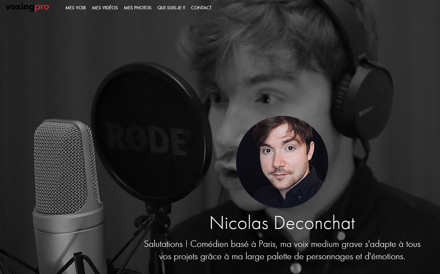 Mon profil Voxing Pro